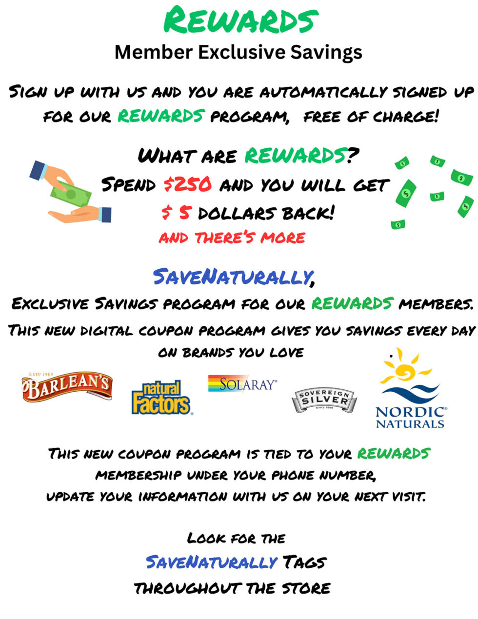 Rewards - Nature's Cornucopia Health Foods